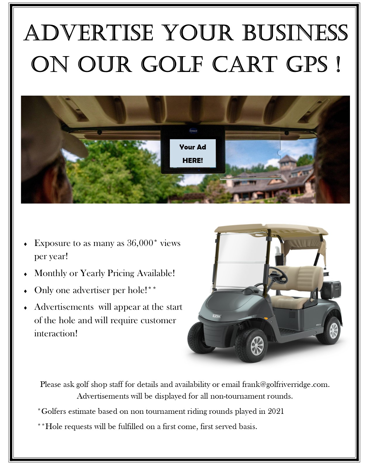 Advertising - River Ridge Golf Club